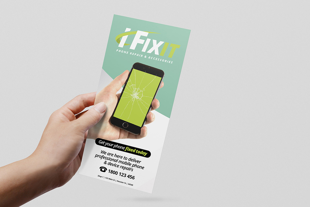Phone Repair Shop Templates Pack, a Flyer Template by BrandPacks