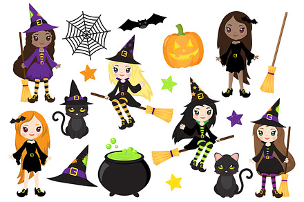 Fun Halloween Clipart | Illustrations ~ Creative Market