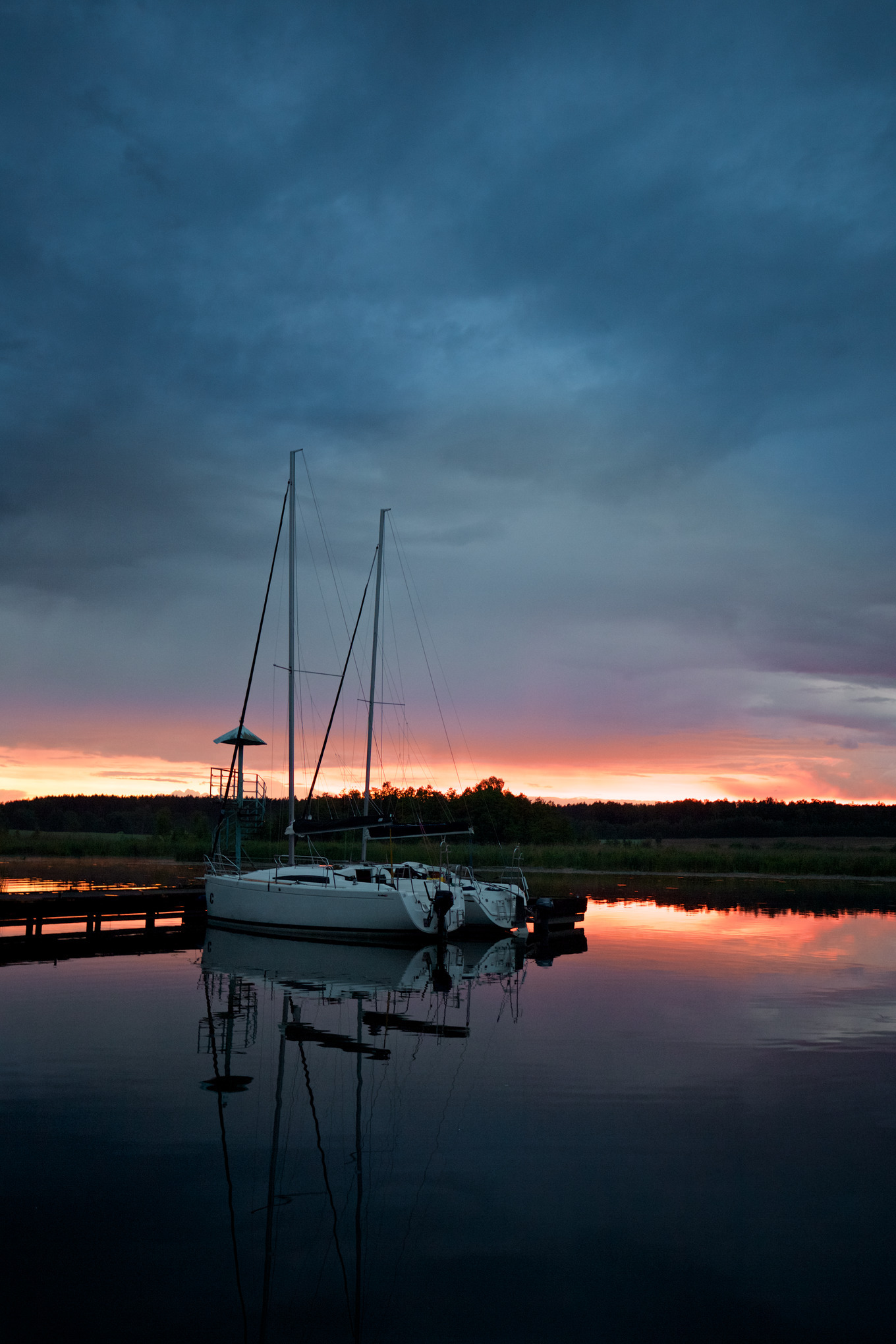 Yachts at Mazury Lakes | Sports & Recreation Stock Photos ~ Creative Market
