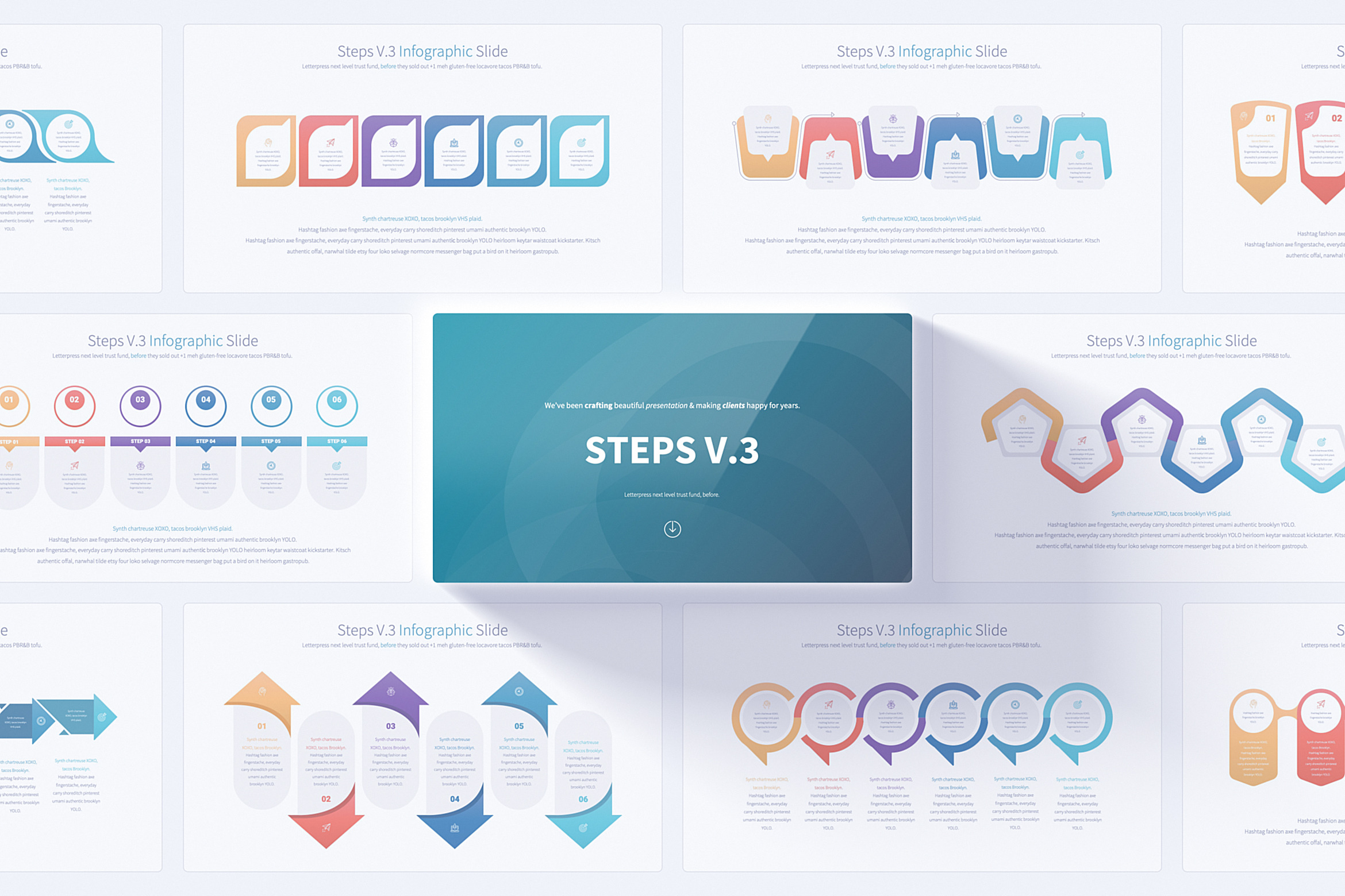 STEPS V.3 PowerPoint Infographics, a Presentation Template by ...