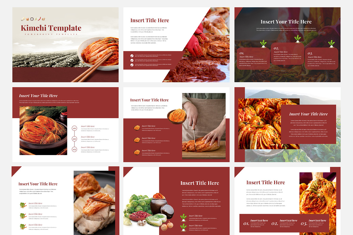 kimch ppt template, a Presentation Template by chungmudesign