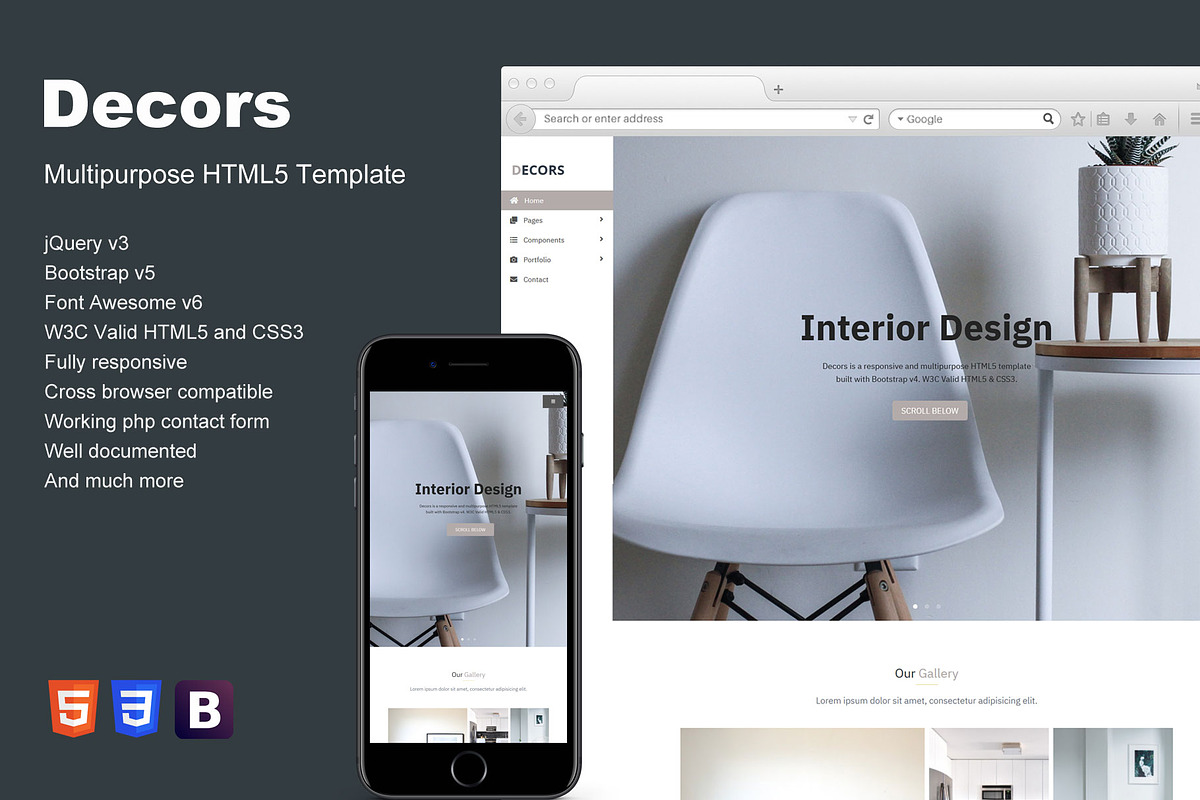Decors - Multipurpose HTML5 Template, a HTML Template by ColorsThemes ...