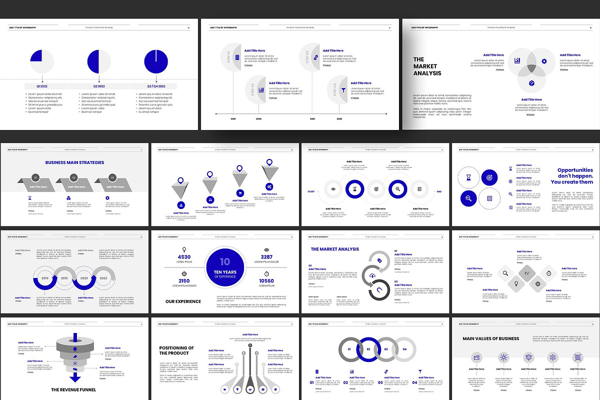 Blue PowerPoint Template, a Presentation Template by Artemis-products