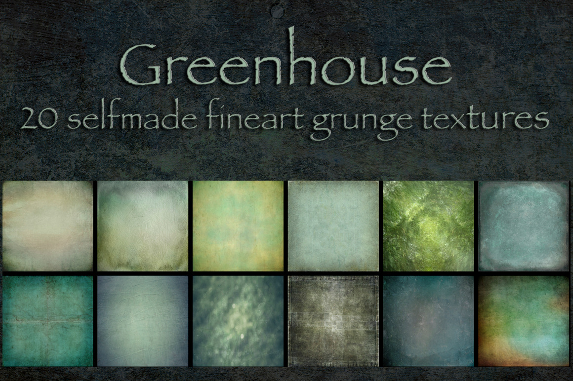 GreenHouse - 20 green textures, a Texture Graphic by dyrkwyst textures ...