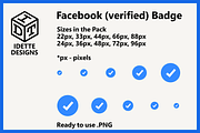 Facebook Verified Badge, an Icon by Idette Designs™