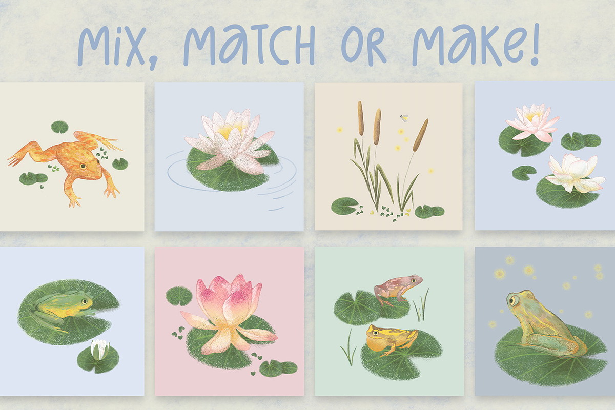 Frogs & Lily Pads