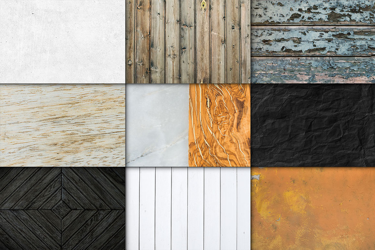 100 Textures Pack. Wooden & Stone, a Texture Graphic by Foxys ...