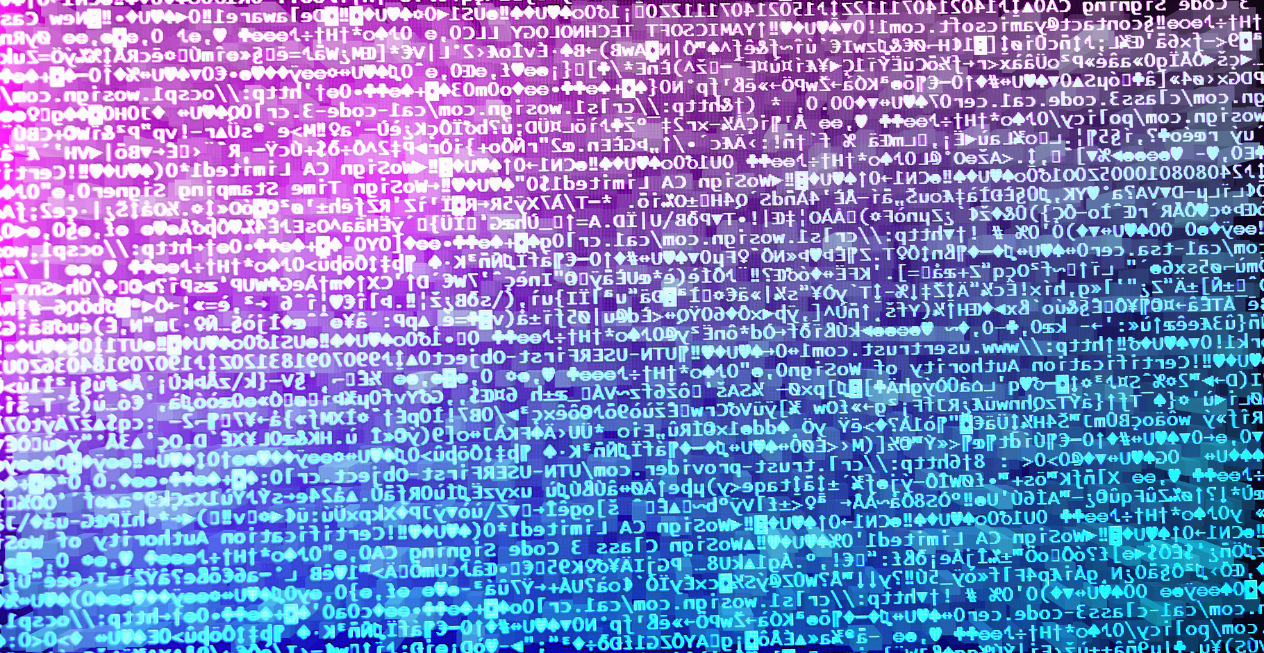 Diagonal pink and purple hacker code background, a Texture Graphic by ...