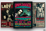 Live Band Flyer Bundle V4, a Flyer Template by ThatsDesign Art