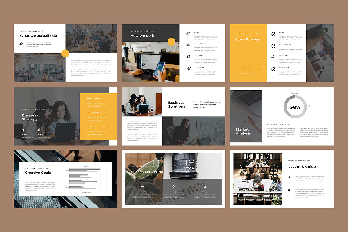 Rokko - PowerPoint Template, a Presentation Template by Bervisual