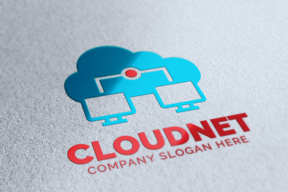 Cloud Network Logo, a Branding & Logo Template by essegraphic