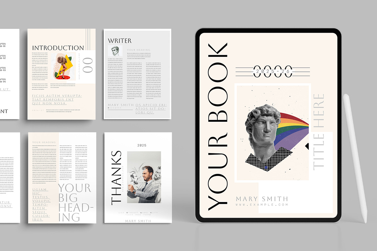 Minimalist E-book Layout