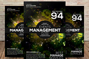 Party & Event Management Flyer, a Flyer Template by graphicforest