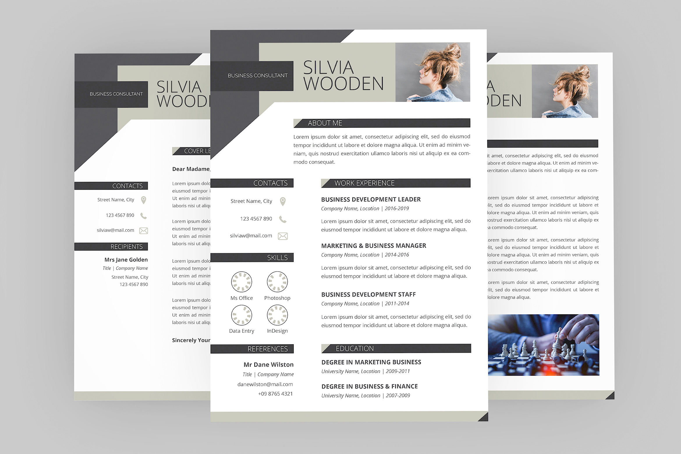 CV Trust Resume Designer, a Resume Template by AQR Studio