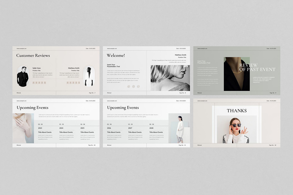 Newsletter Presentation Template, a Presentation Template by E-Type
