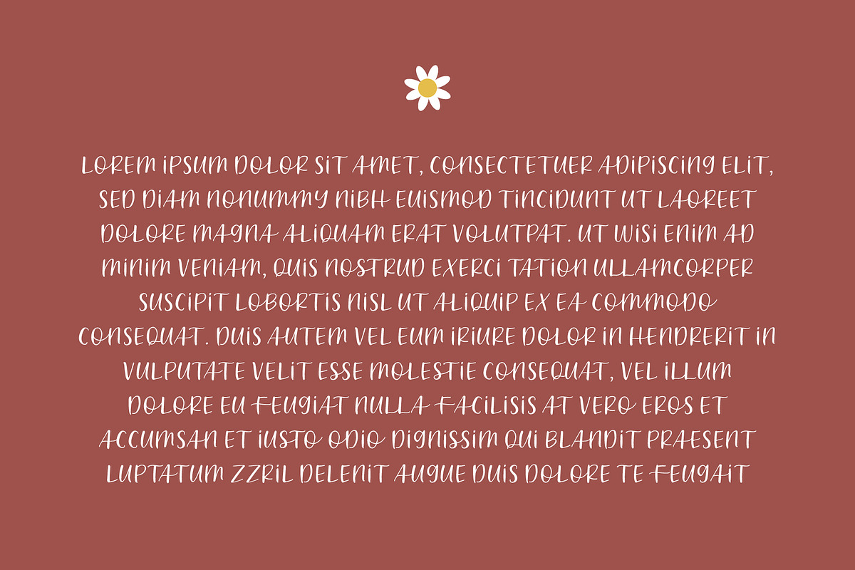 Daisy Beth All Caps Font, a Handwritten Font by Design by Laney