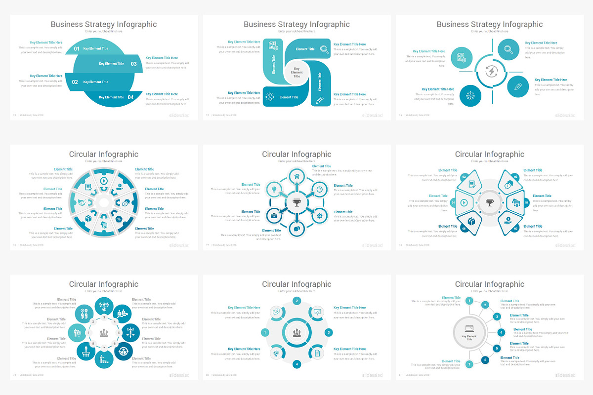 Simple & Modern PowerPoint Template, a Presentation Template by SlideSalad