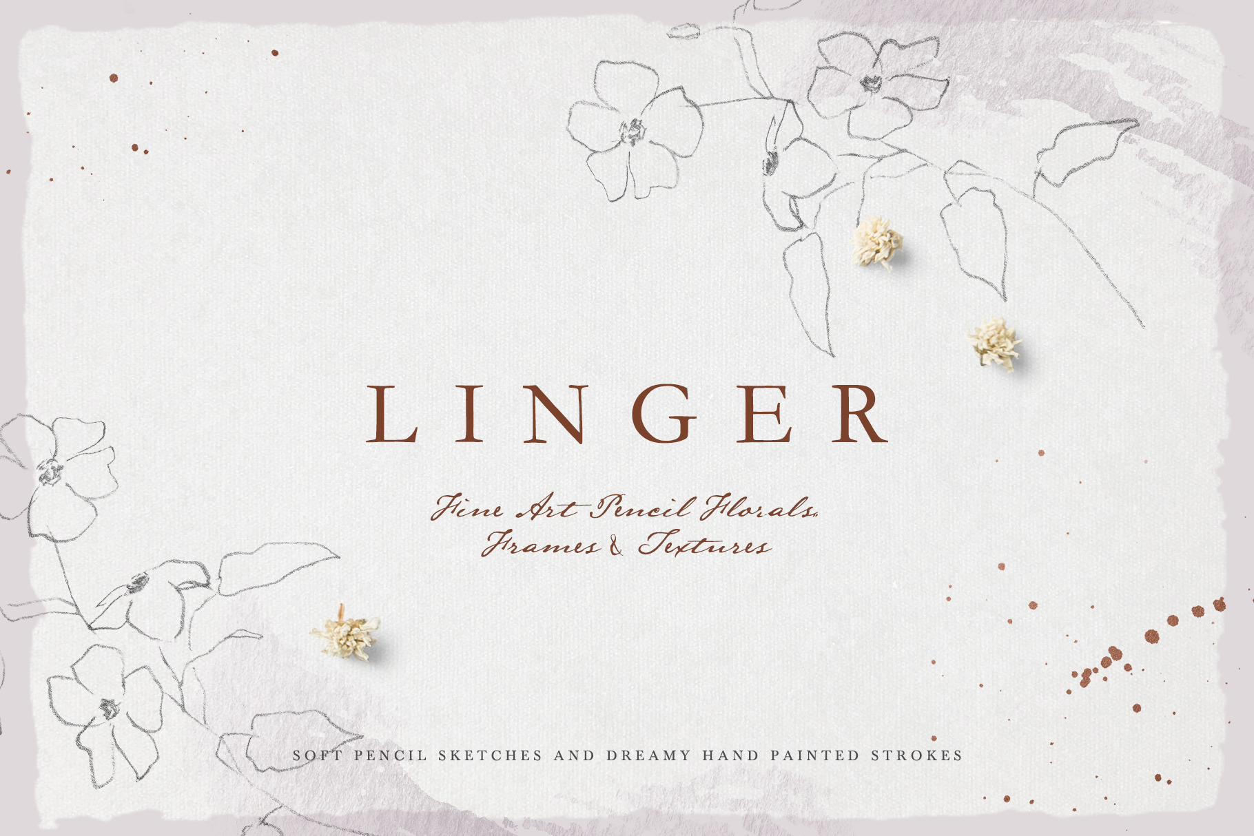 Linger - Fine Art Florals & Textures, a Texture Illustration by Greta Ivy
