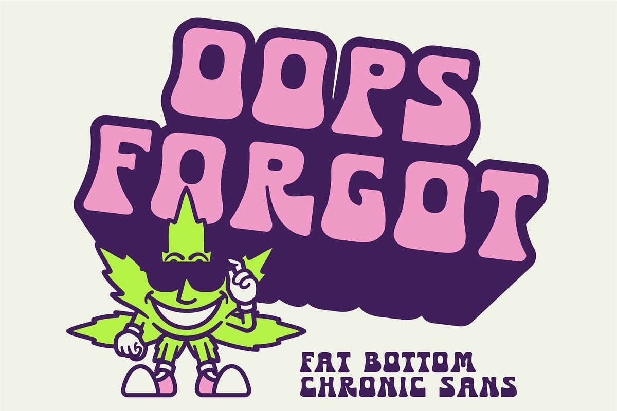 Chronic Sans Font Family, a Font by Brethrendesignco