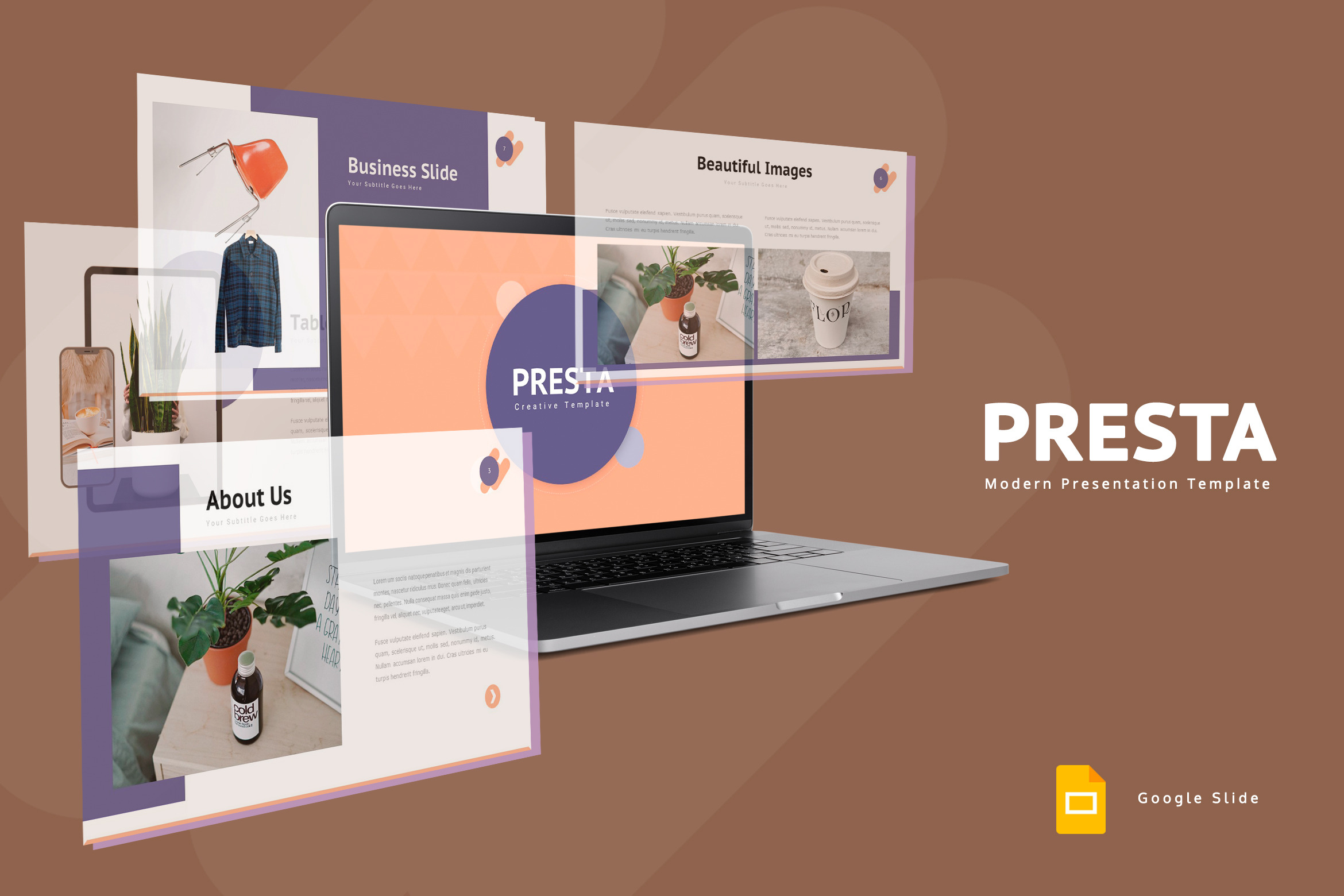 Presta - Google Slide Template | Presentation Templates ~ Creative Market