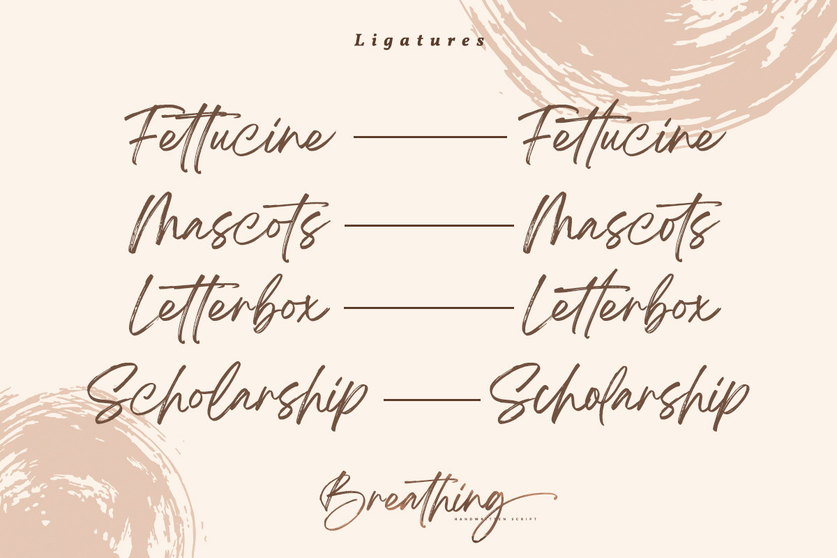 Breathing - Beautiful Brush Font, a Script Font by din-studio.com