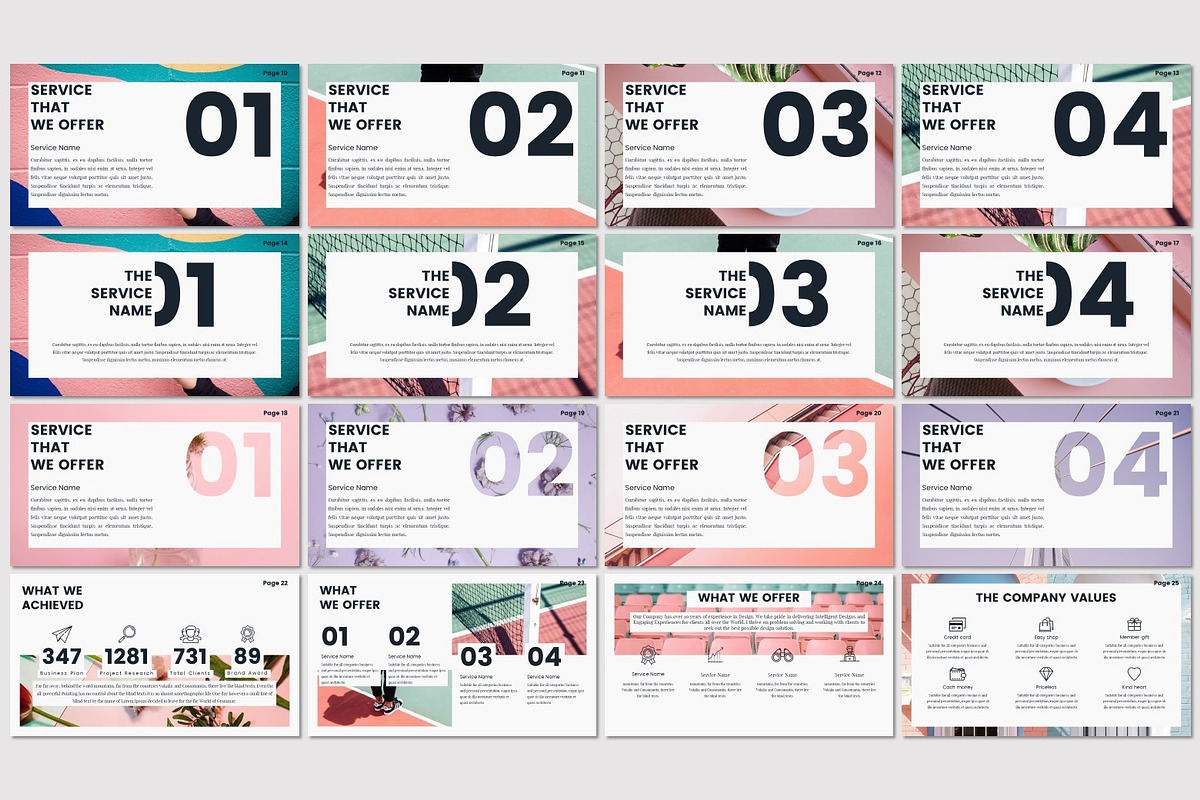 PASTEL - Google Slides Template, a Presentation Template by deasign
