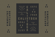 Calistoga, a Font by James Coffman Design