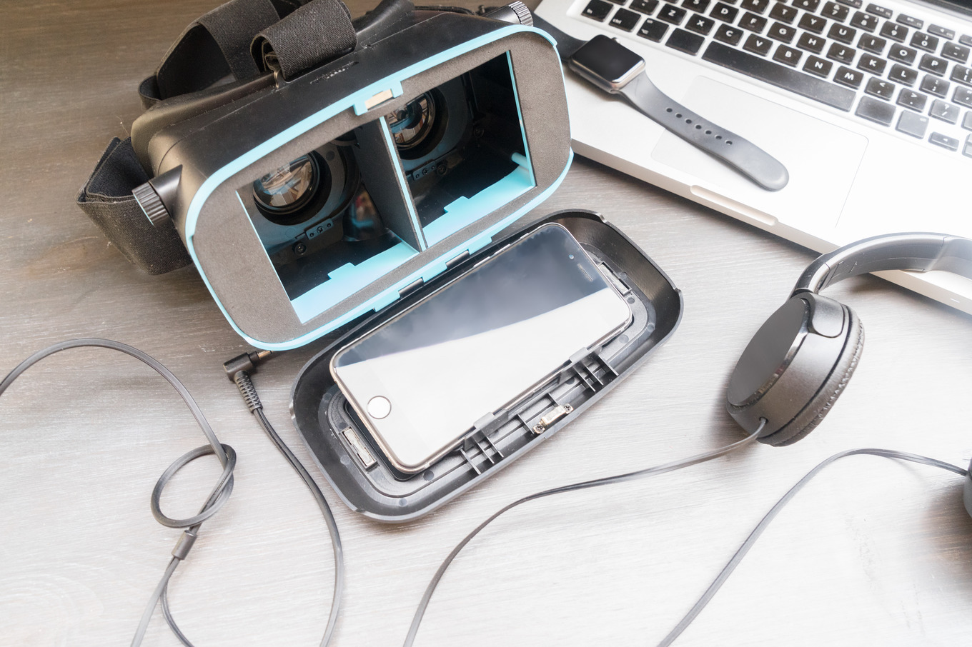 Virtual reality glasses featuring reality, virtual, and glasses, a ...