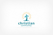 Christian Community Logo, a Branding & Logo Template by NasirGrfx