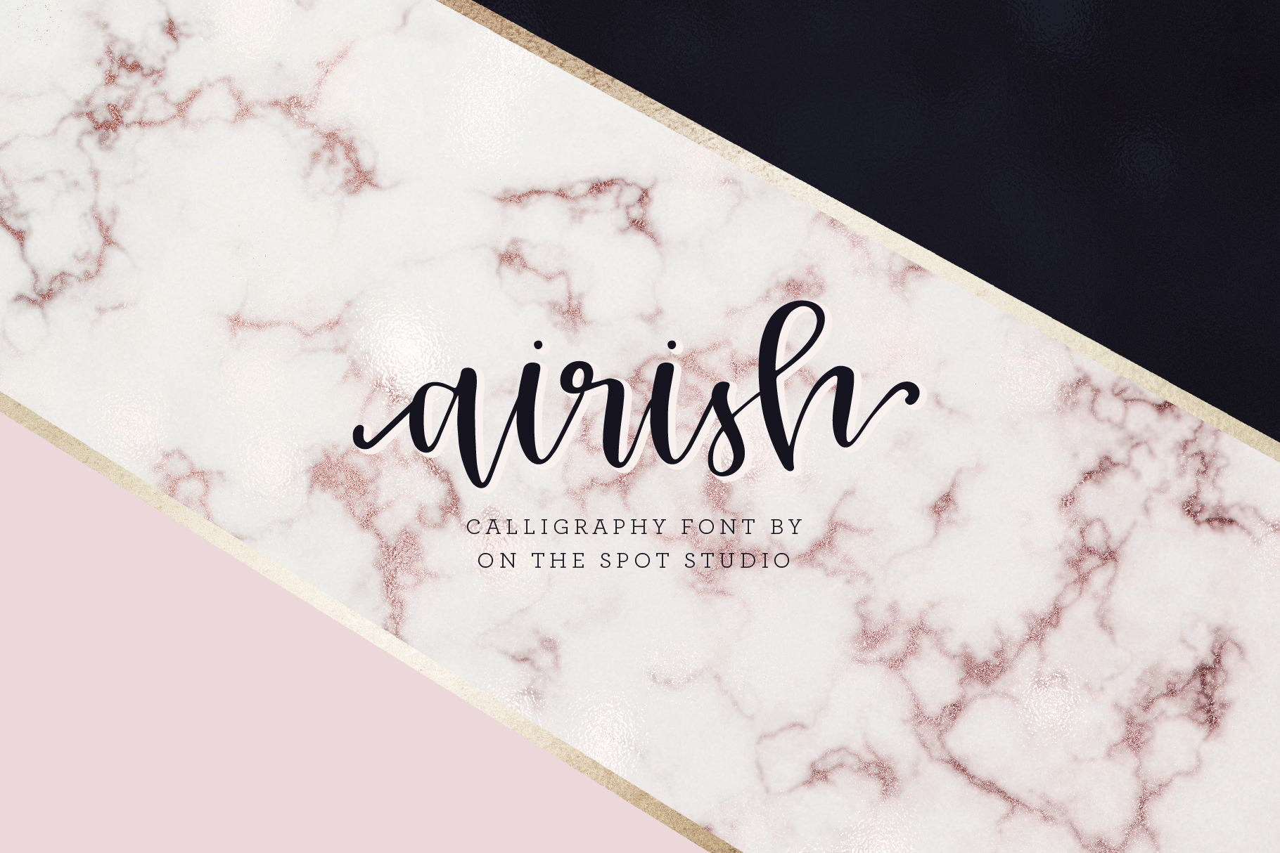 Airish, a Script Font by OnTheSpotStudio