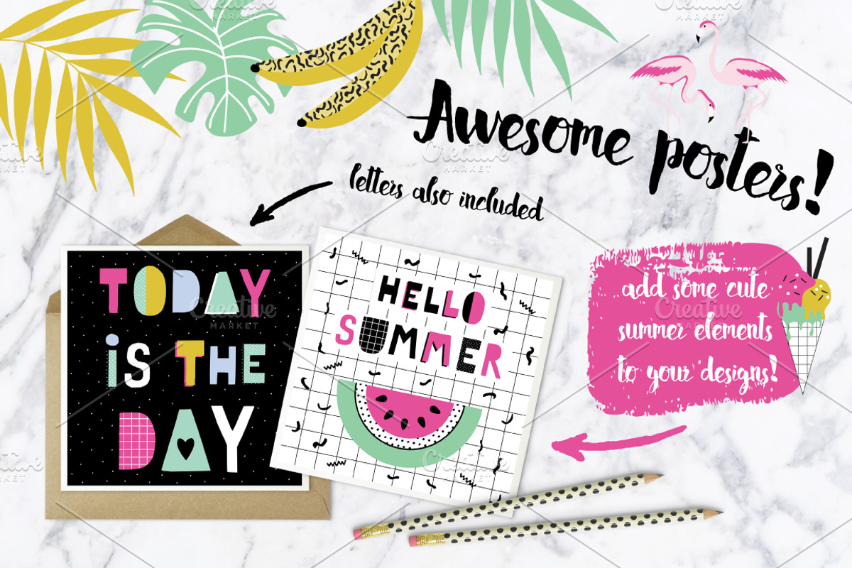 Hello Summer bundle, an Object Graphic by lokko studio