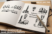 Oil and gas industry objects, an Object Graphic by AntonPix Studio