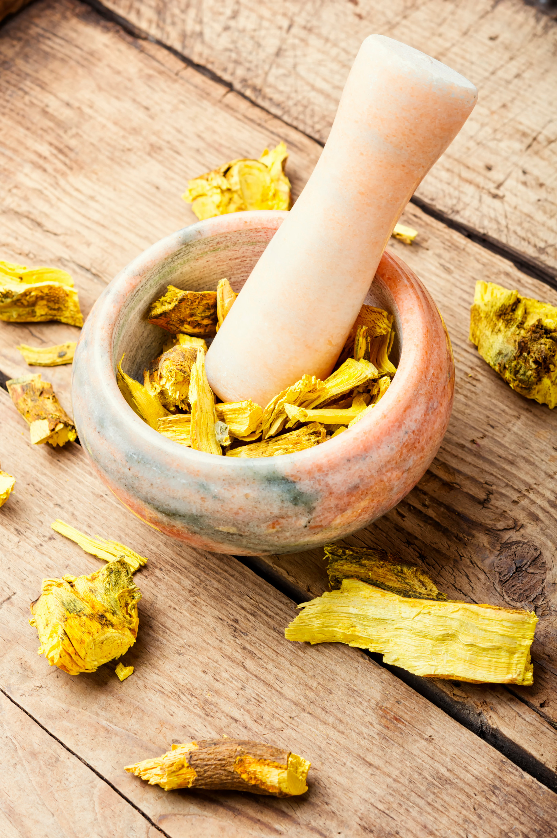 Barberry root in herbal medicine, a Food & Drink Photo by MLunov MLunov