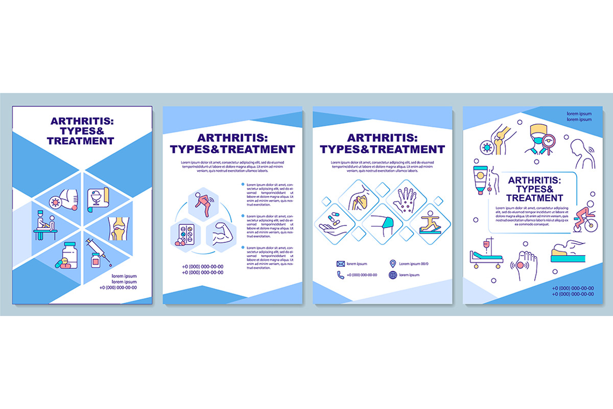 Arthritis types treatment brochure, a Brochure Template by IMG Visuals