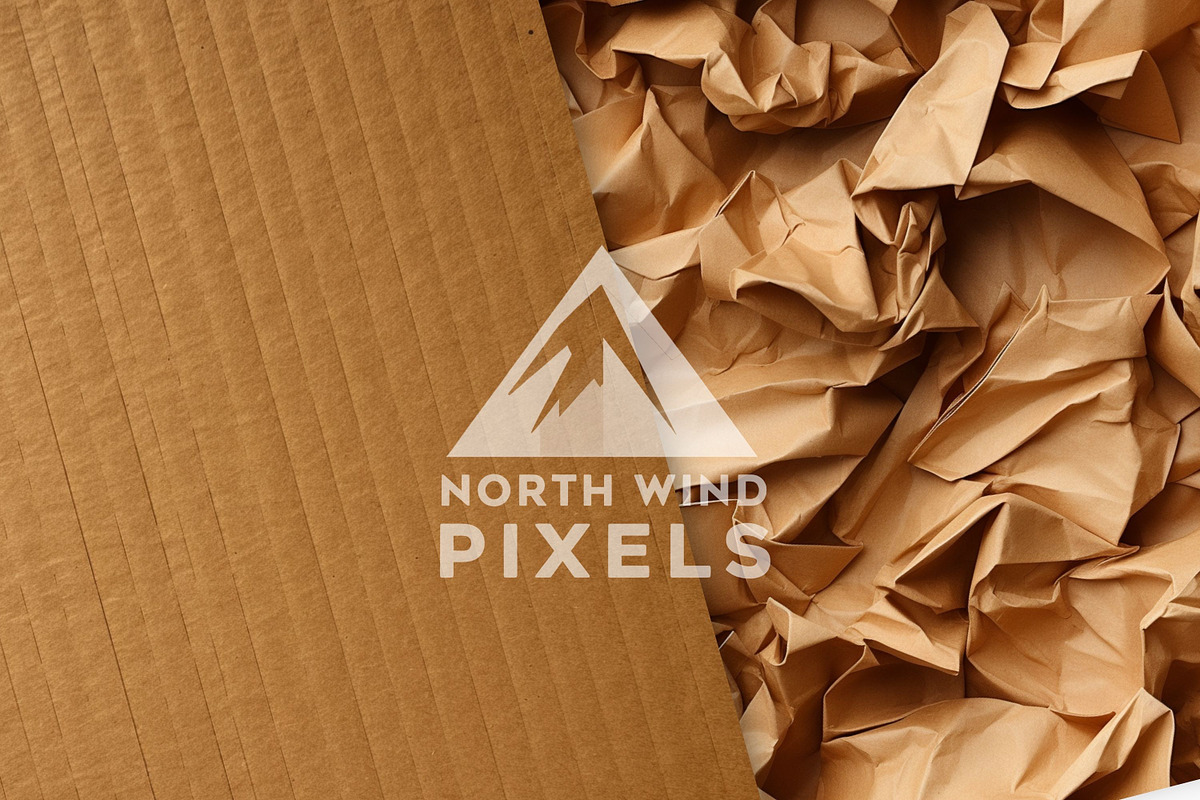 12 Cardboard Texture Patterns, a Texture Graphic by NorthWindPixels