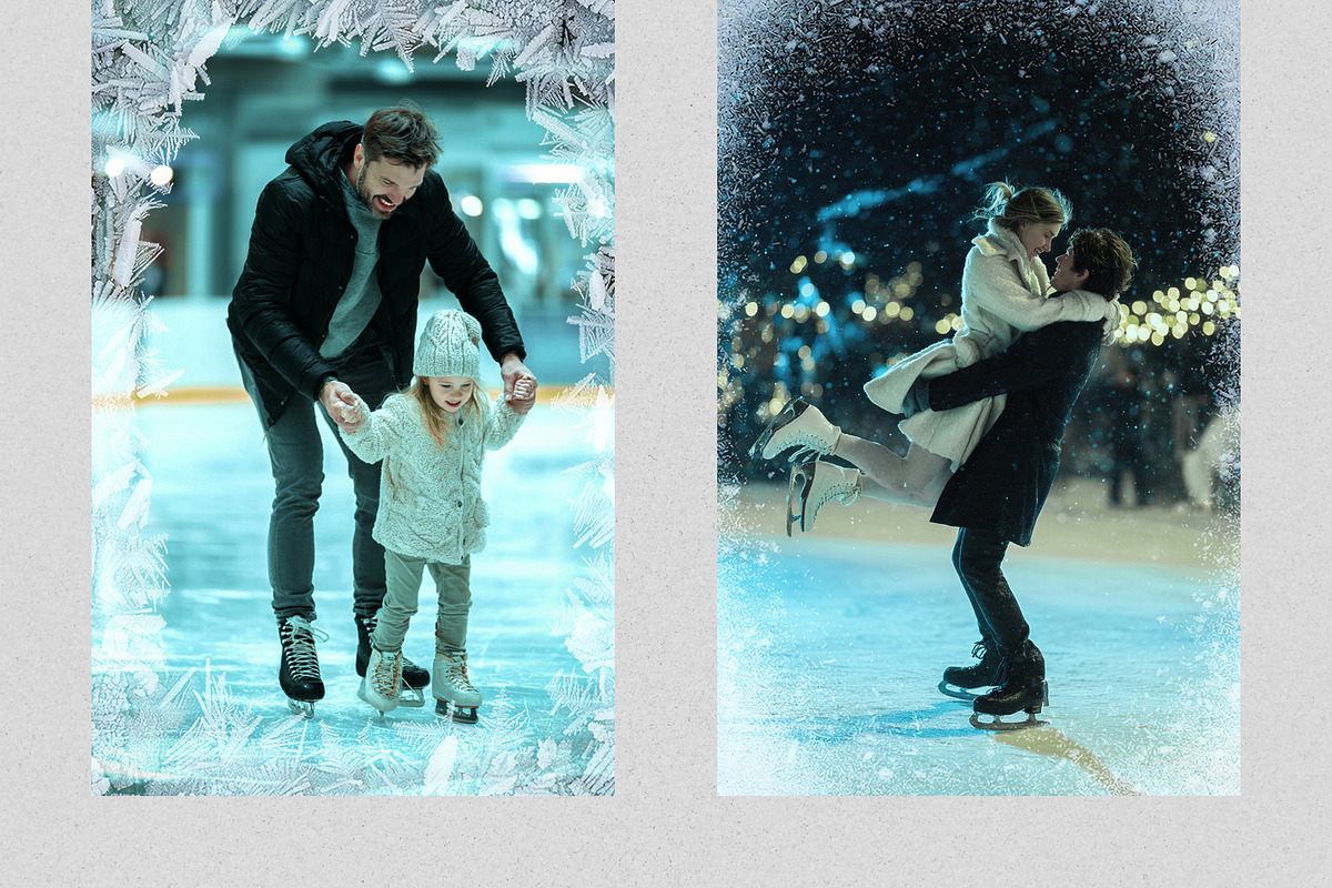 Hoarfrost Frame Overlays, a Texture Graphic by PhotoSpirit