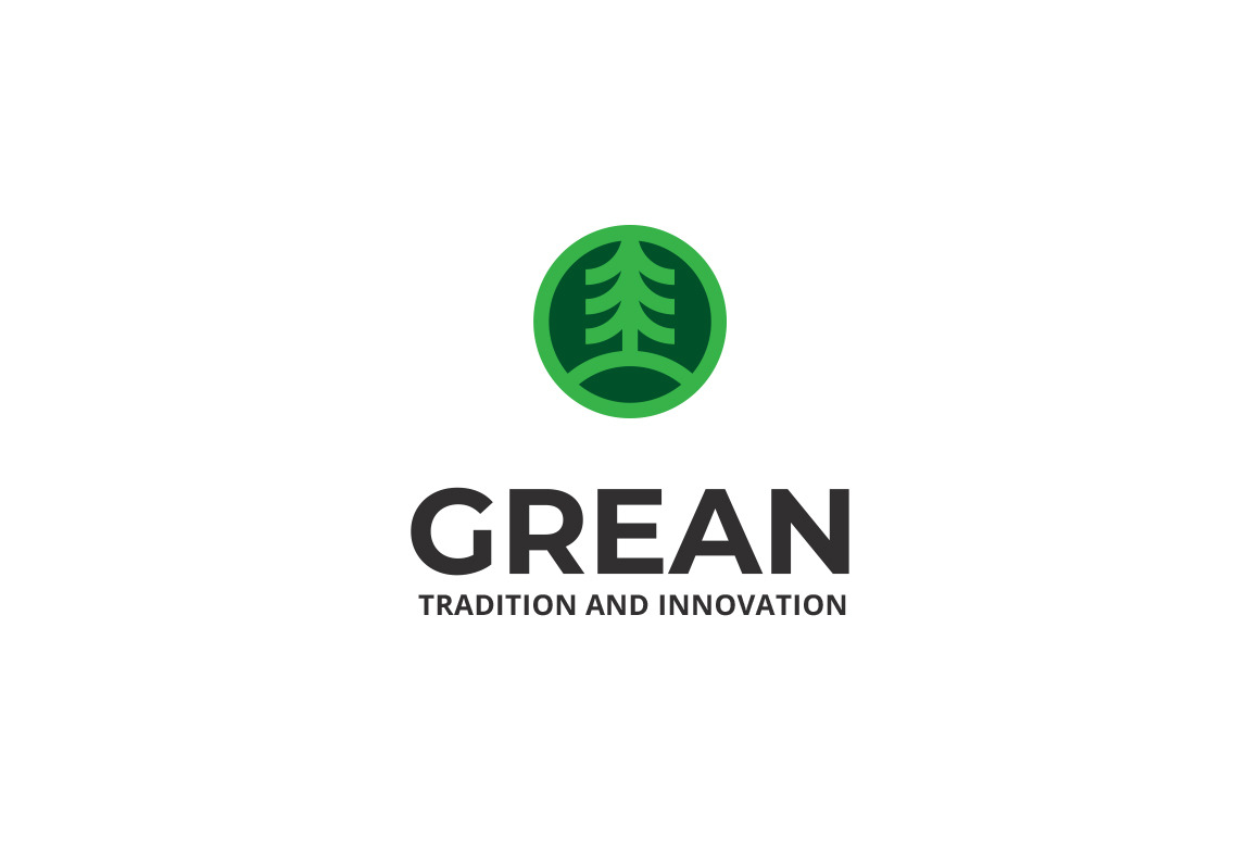 Grean Fir Tree Wood Forest Logo, a Branding & Logo Template by ...