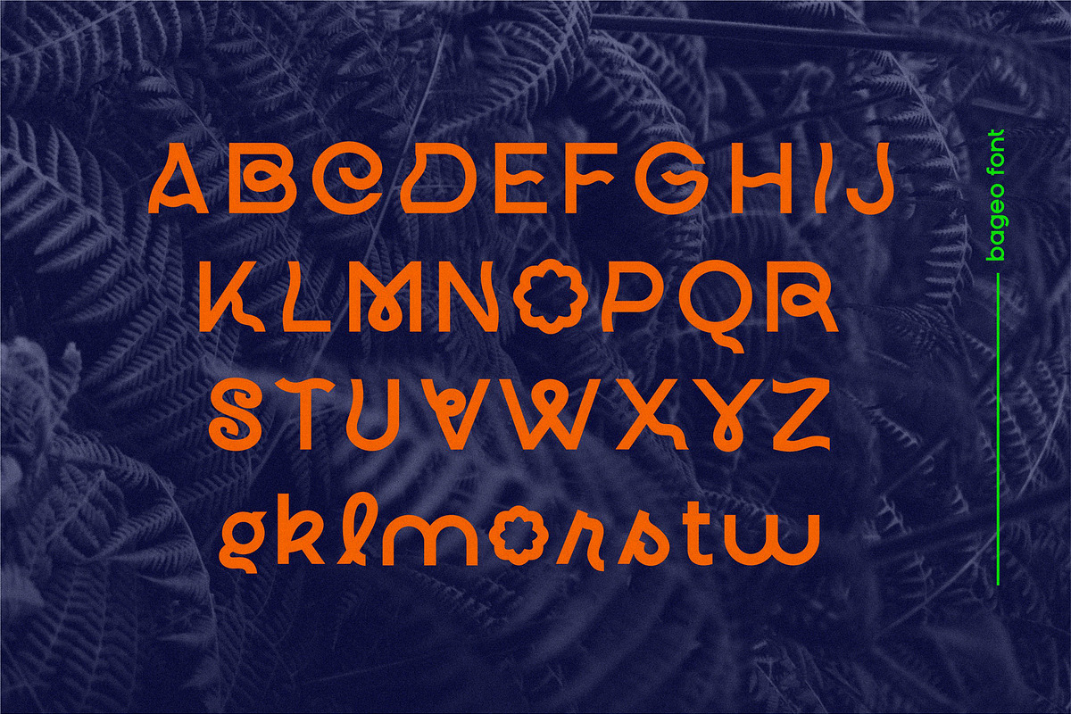 Bageo, a Sans Serif Font by 160 Studio