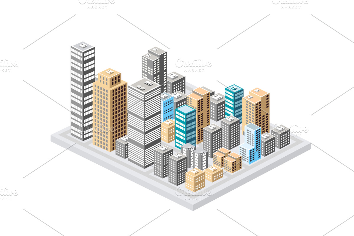 City business cards, a Business Card Template by AlexZeL