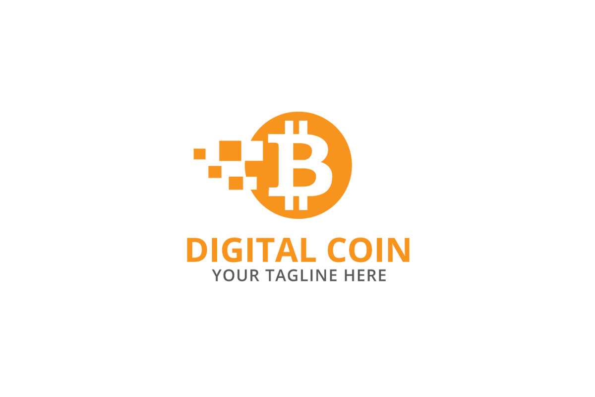 Digital Coin Logo Template, a Branding & Logo Template by Logo20
