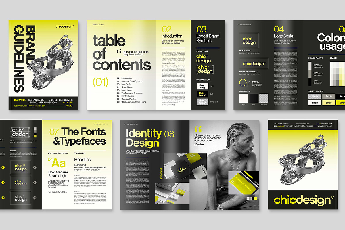 Brand Guidelines Template, a Brochure Template by BrandPacks | Creative ...