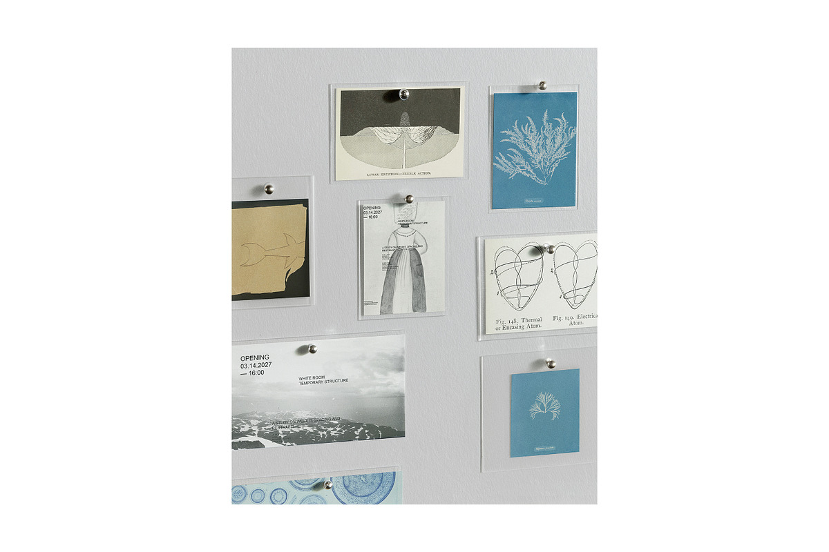 Pinned Paper Mockup, an Advertising Mockup by NKate