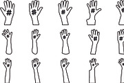 hands icons, an Icon by wavebreak
