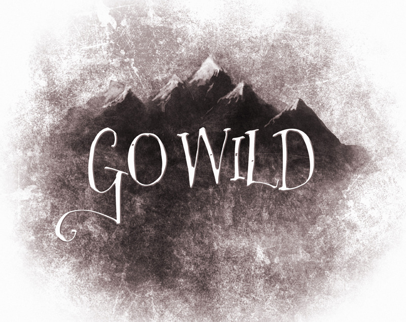 Go Wild Mountain Scene | Illustrations ~ Creative Market