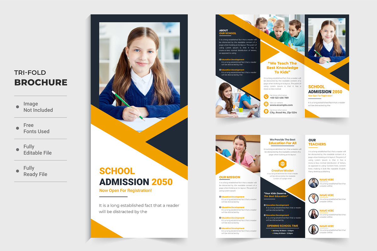 Academic training & education brochure | Creative Market