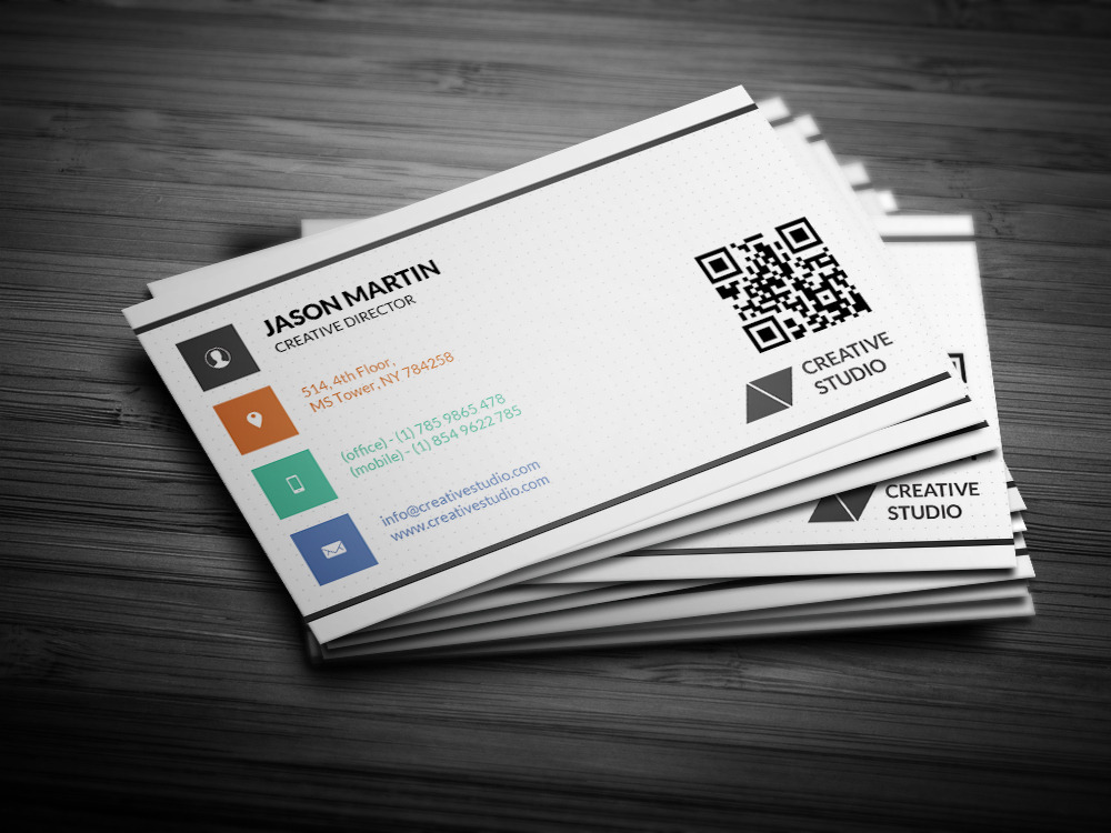 Metro Business Card, a Business Card Template by bouncy