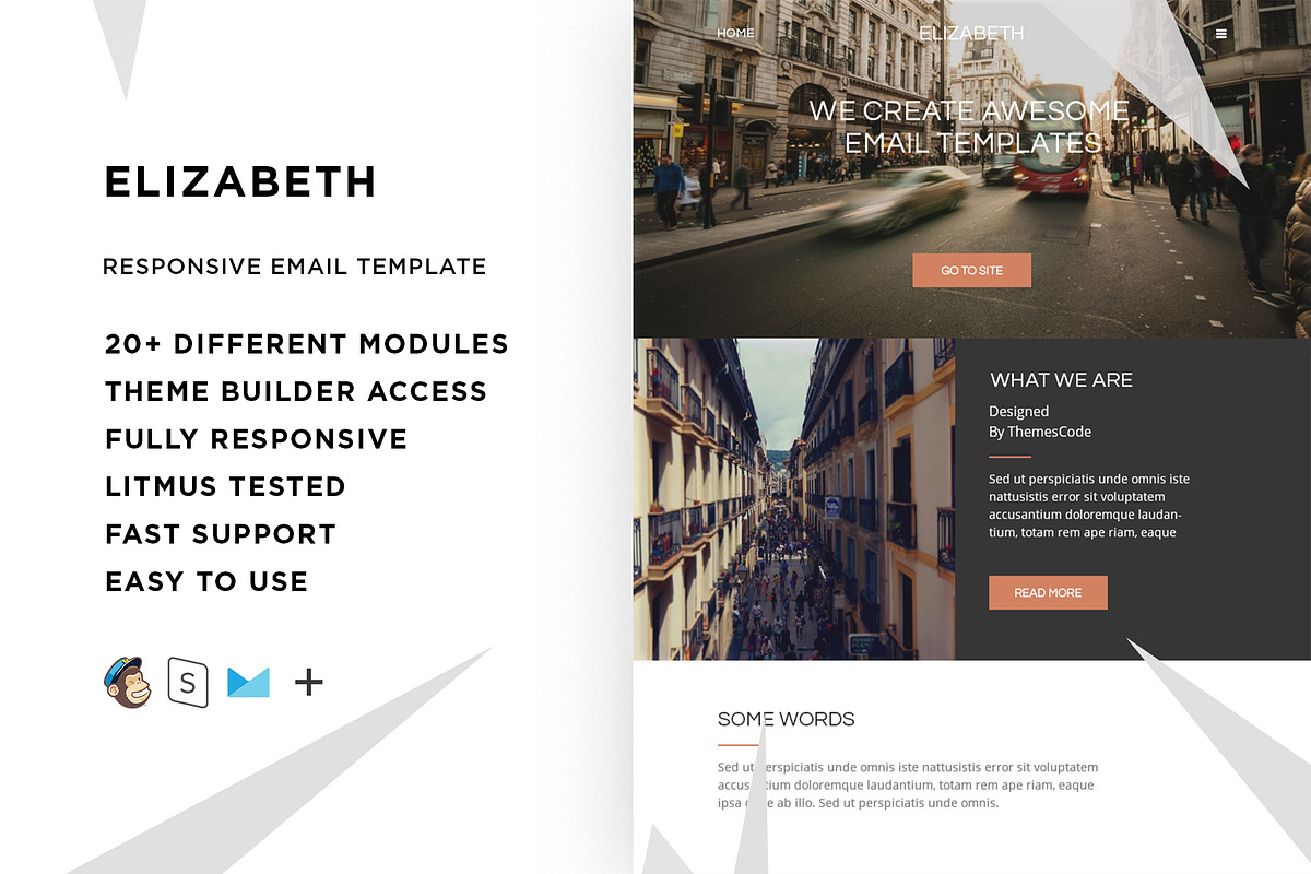 Elizabeth – Email template, an Email Template by ThemesCode
