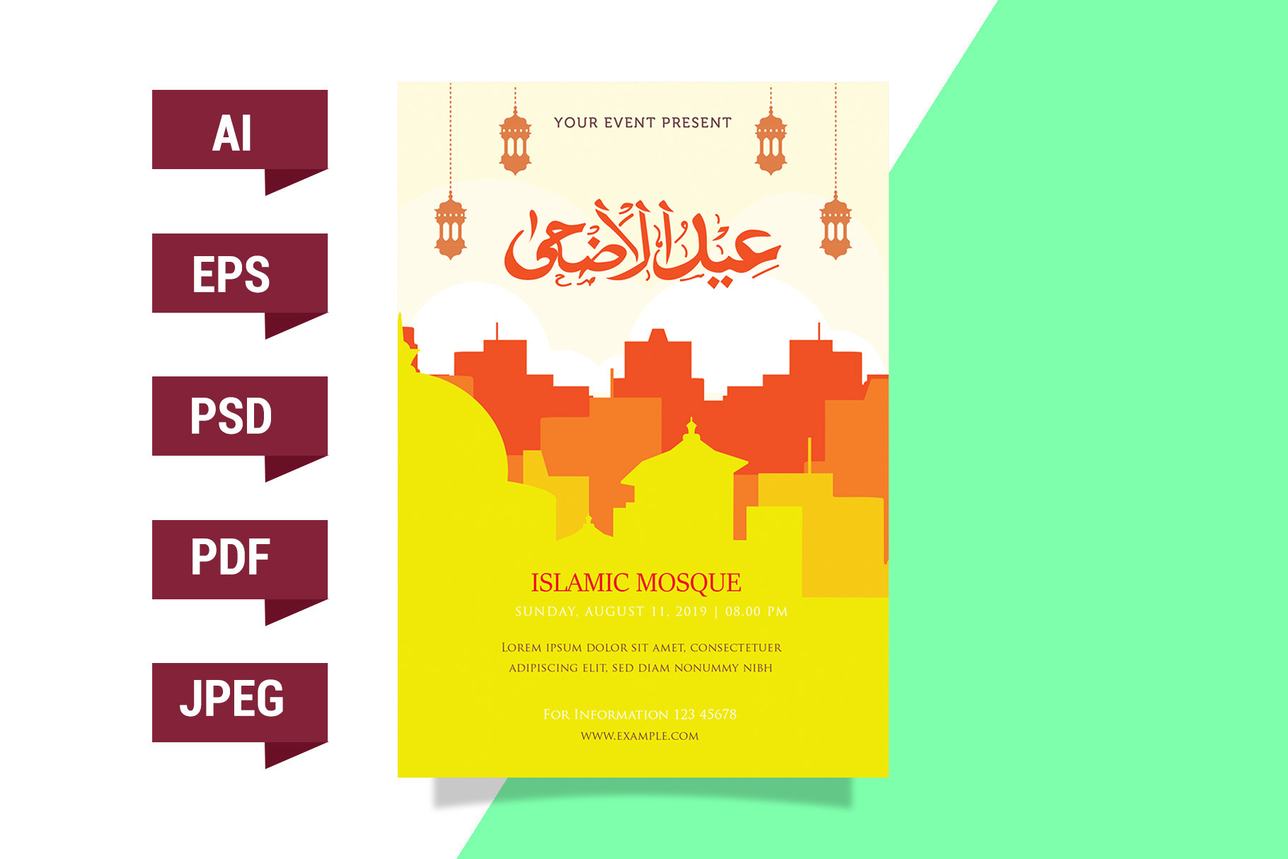 Eid Al Adha Flyer 4, a Flyer Template by bungamustia