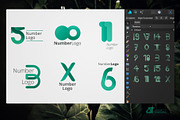 Numbers Logos Self-design Templates, a Branding & Logo Template by ...