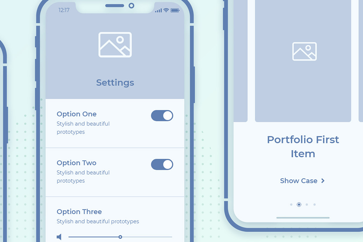 Collector iOS Wireframe UI Kit, a Wireframe Template by Creatoly